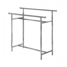 Double Bar Rack | Double Bar Garment Racks | Heavy Duty Racks | Store ...