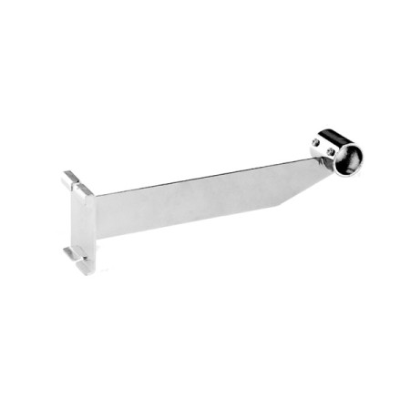 Chrome Gridwall Hangrail Bracket | Store Fixtures And Supplies