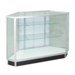 Clearview Full Vision Corner Case | Store Fixtures And Supplies