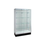 Clearview Extra Full Vision Corner Wallcase | Store Fixtures And Supplies